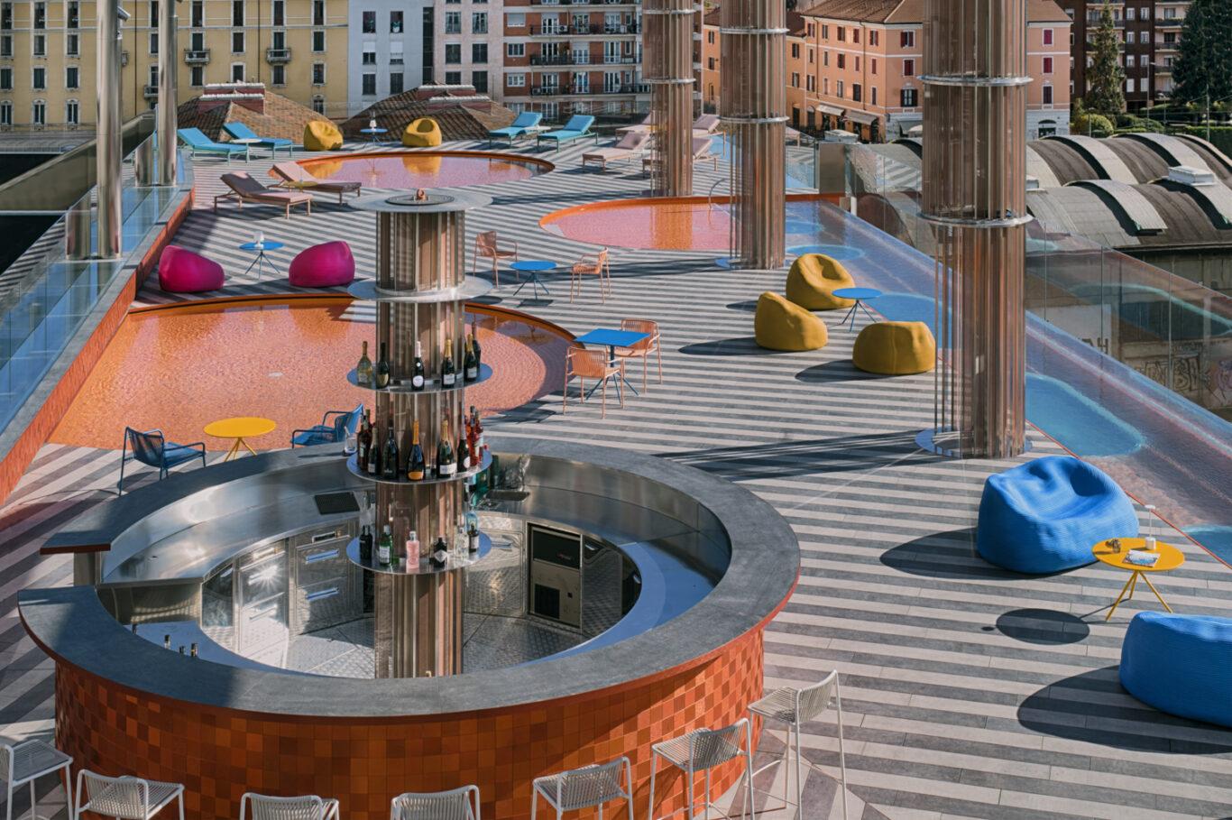 Vertigo rooftop pool and bar | nhow Milan Hotel
