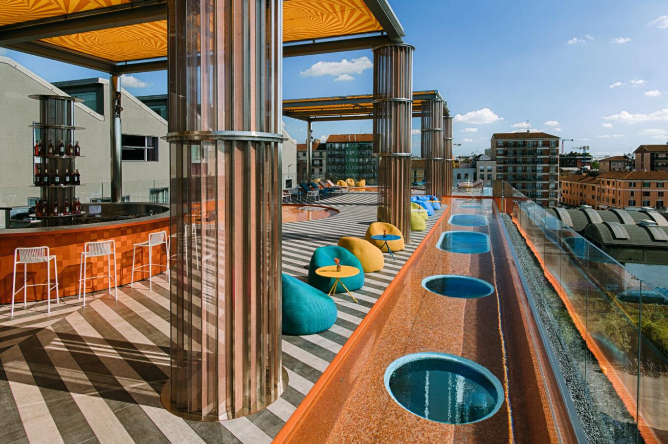 Vertigo rooftop pool and bar | nhow Milan Hotel